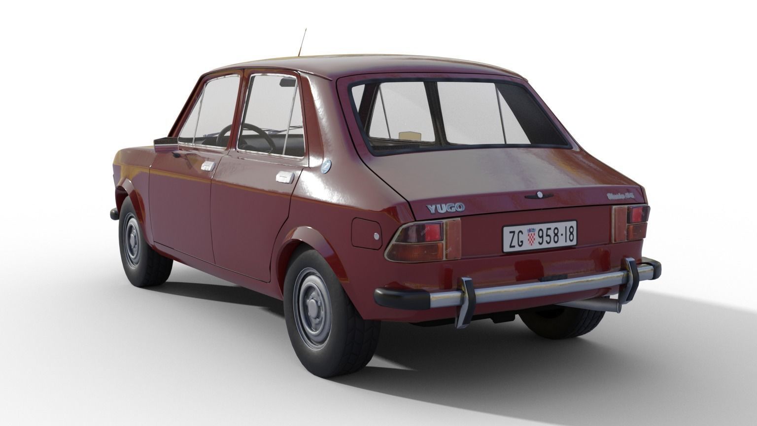 Stojadin Zastava 101 Car 3D model | CGTrader
