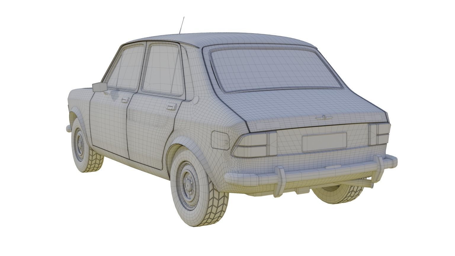 Stojadin Zastava 101 Car 3D model | CGTrader