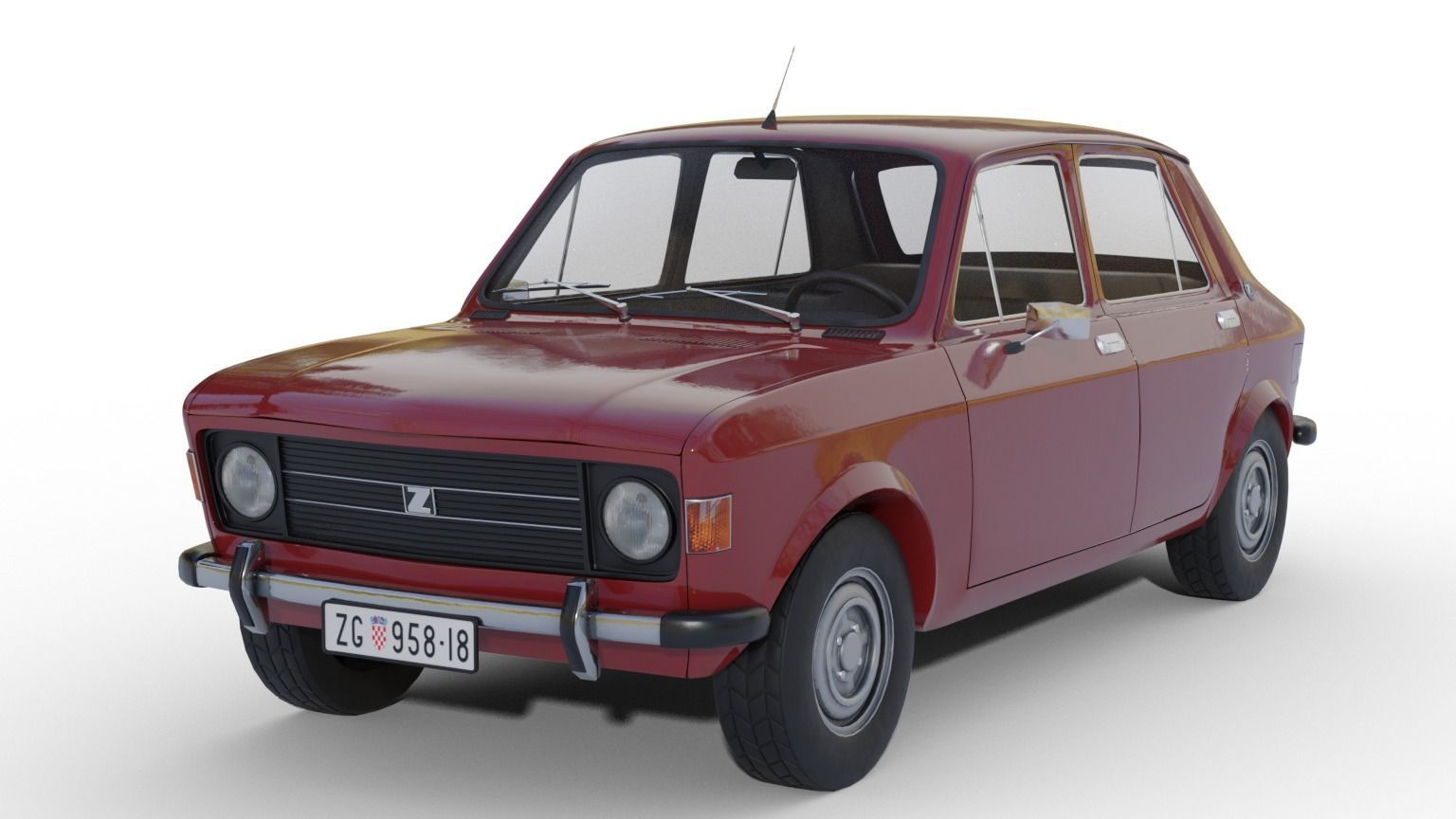 Stojadin Zastava 101 Car 3D model | CGTrader