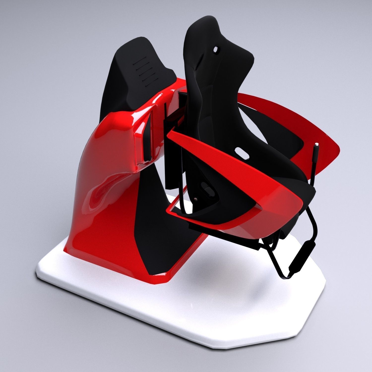 9D Virtual Reality VR Chair 360 Degree 3D model | CGTrader