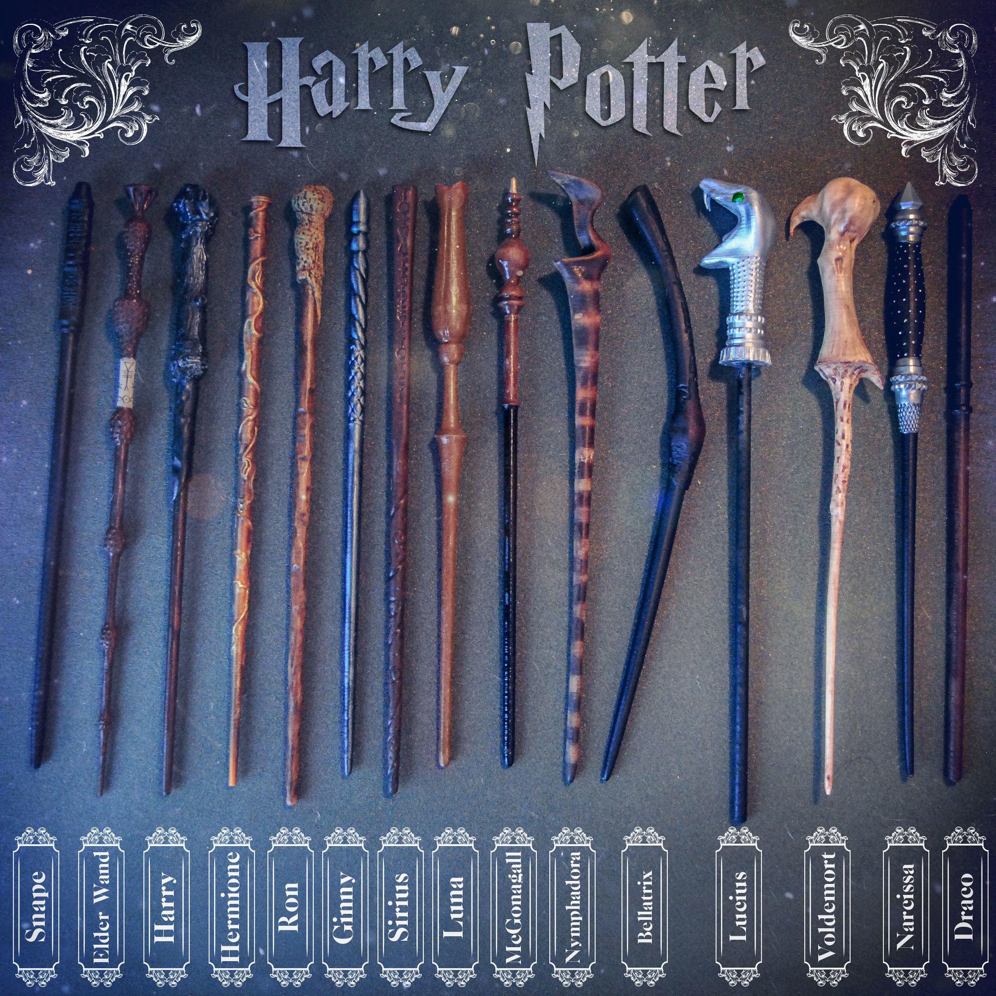Nymphadora Tonks Wand - Harry Potter 3D model 3D printable | CGTrader