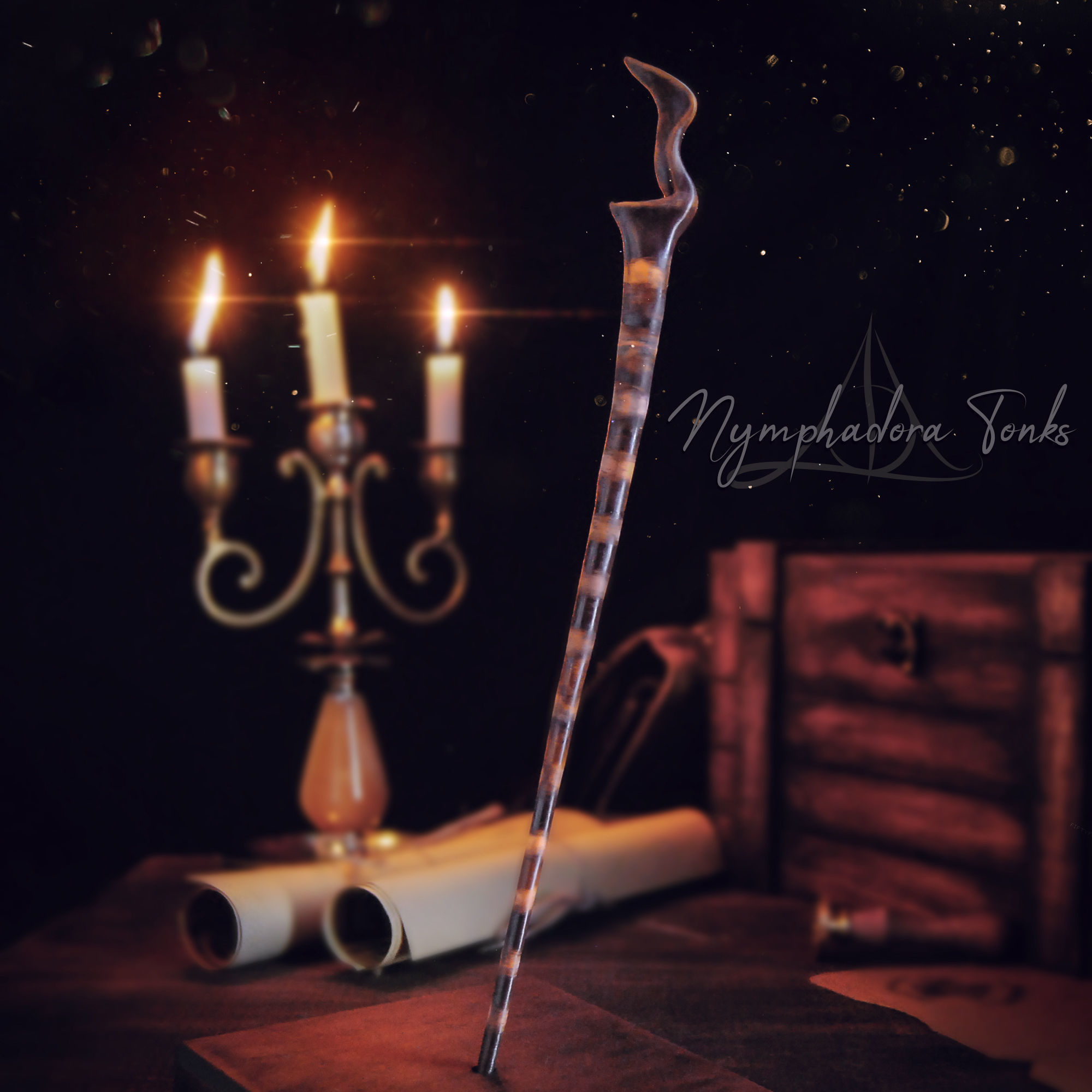 Nymphadora Tonks Wand - Harry Potter 3D model 3D printable | CGTrader