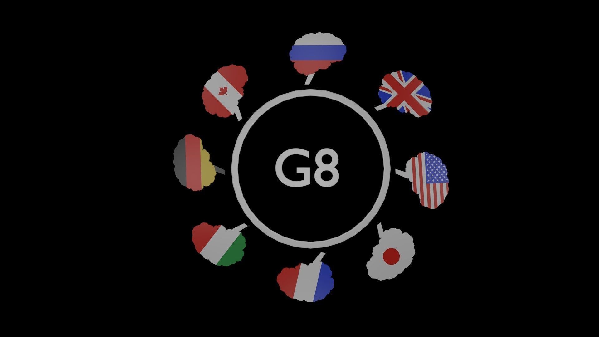 Symbol G8 3D model | CGTrader
