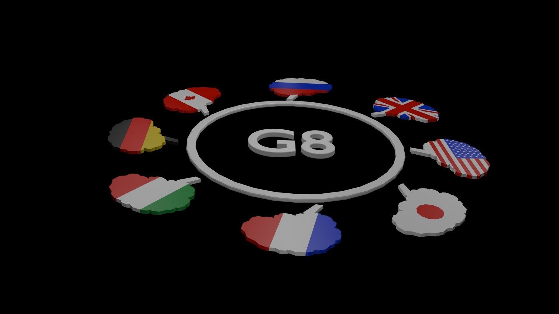 Symbol G8 3D model | CGTrader