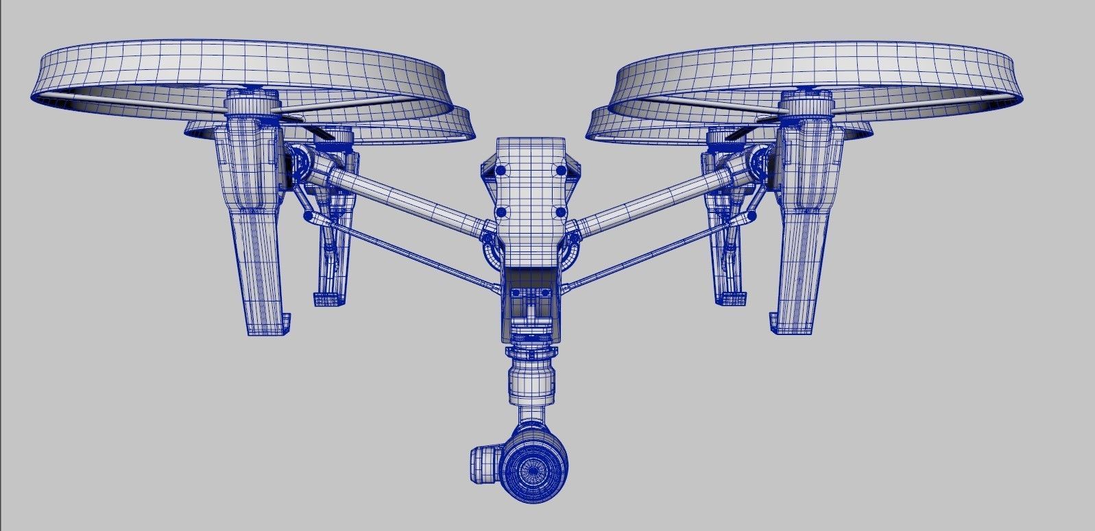 Quadcopter drone 3D model rigged | CGTrader