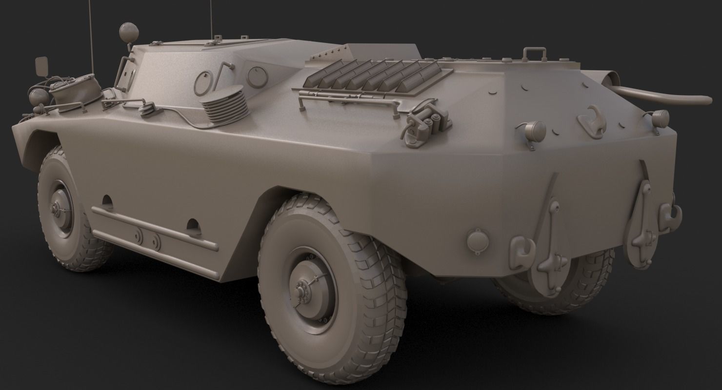 FUG OT 65 Clay Mental Ray 3D model | CGTrader