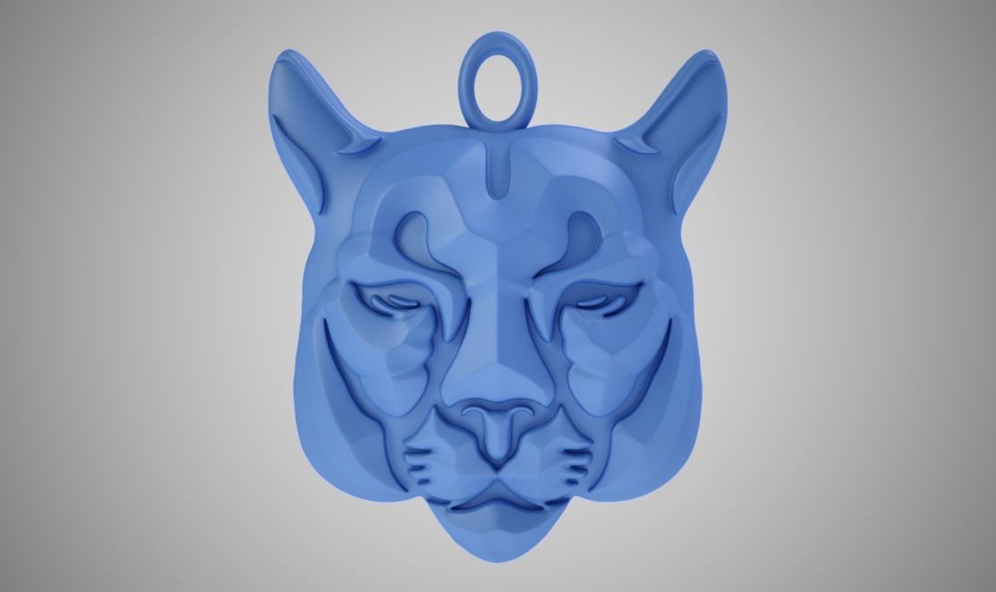 Puma Necklace 3D model 3D printable | CGTrader