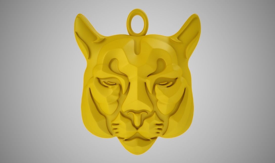 Puma Necklace 3D model 3D printable | CGTrader