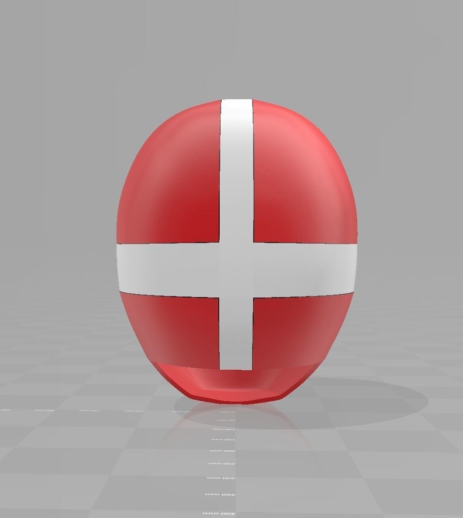 Power Rangers KyuuKyuu Sentai GoGoFive GoRed Helmet 3D model 3D ...