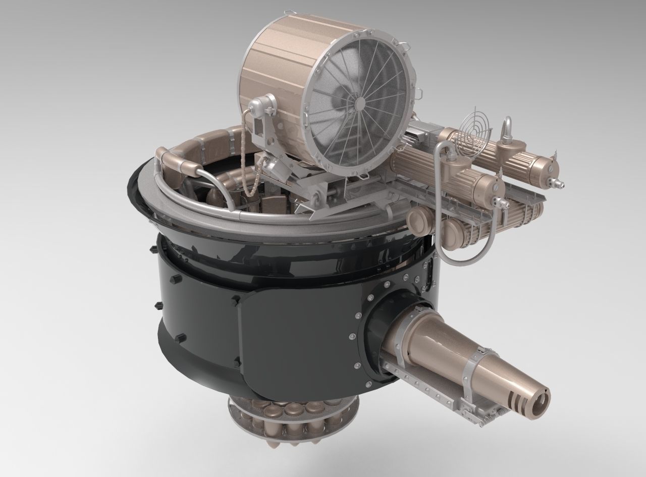space debris weapon tank 3D model | CGTrader