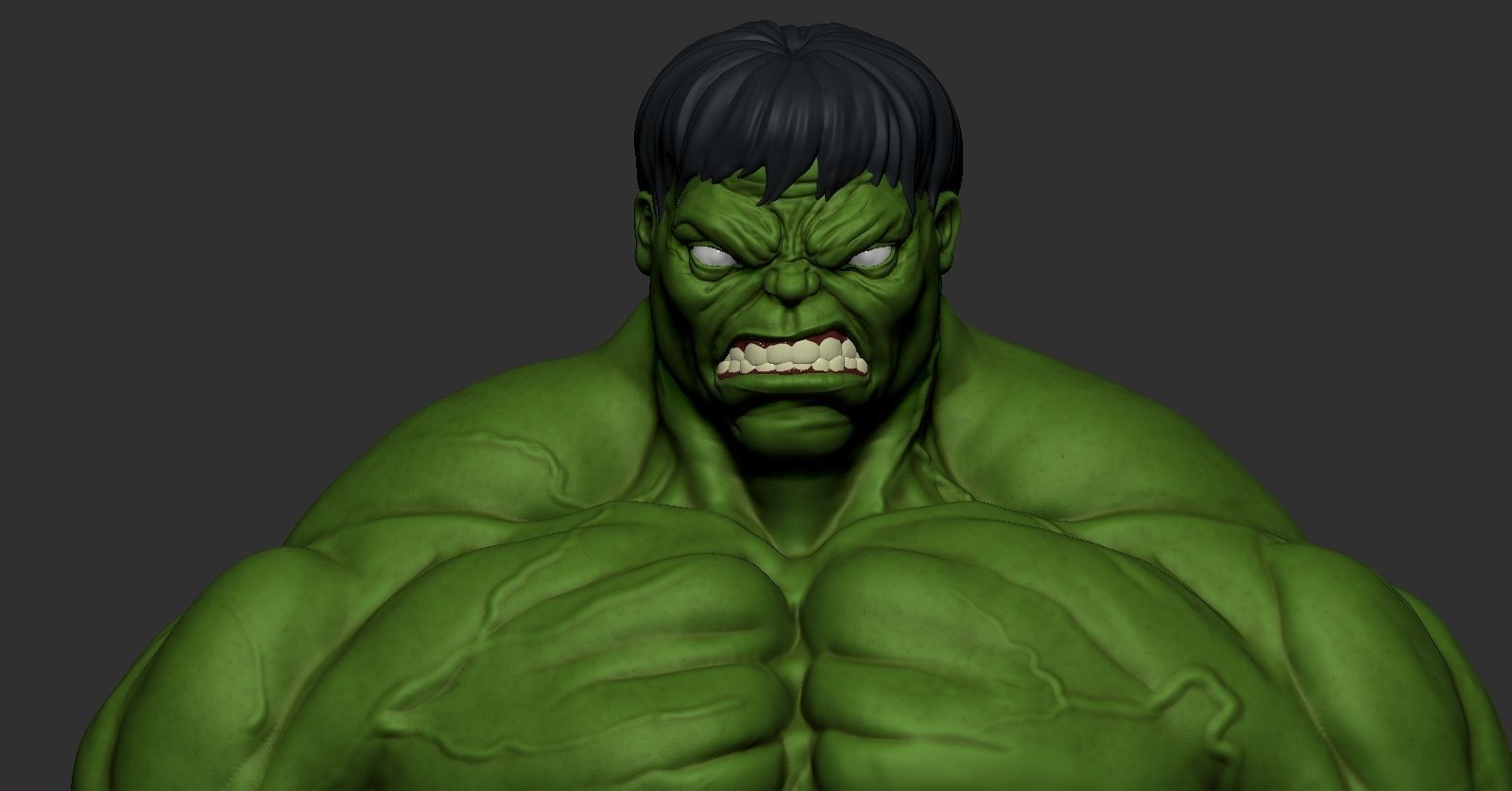 The Hulk bust 3D model 3D printable | CGTrader