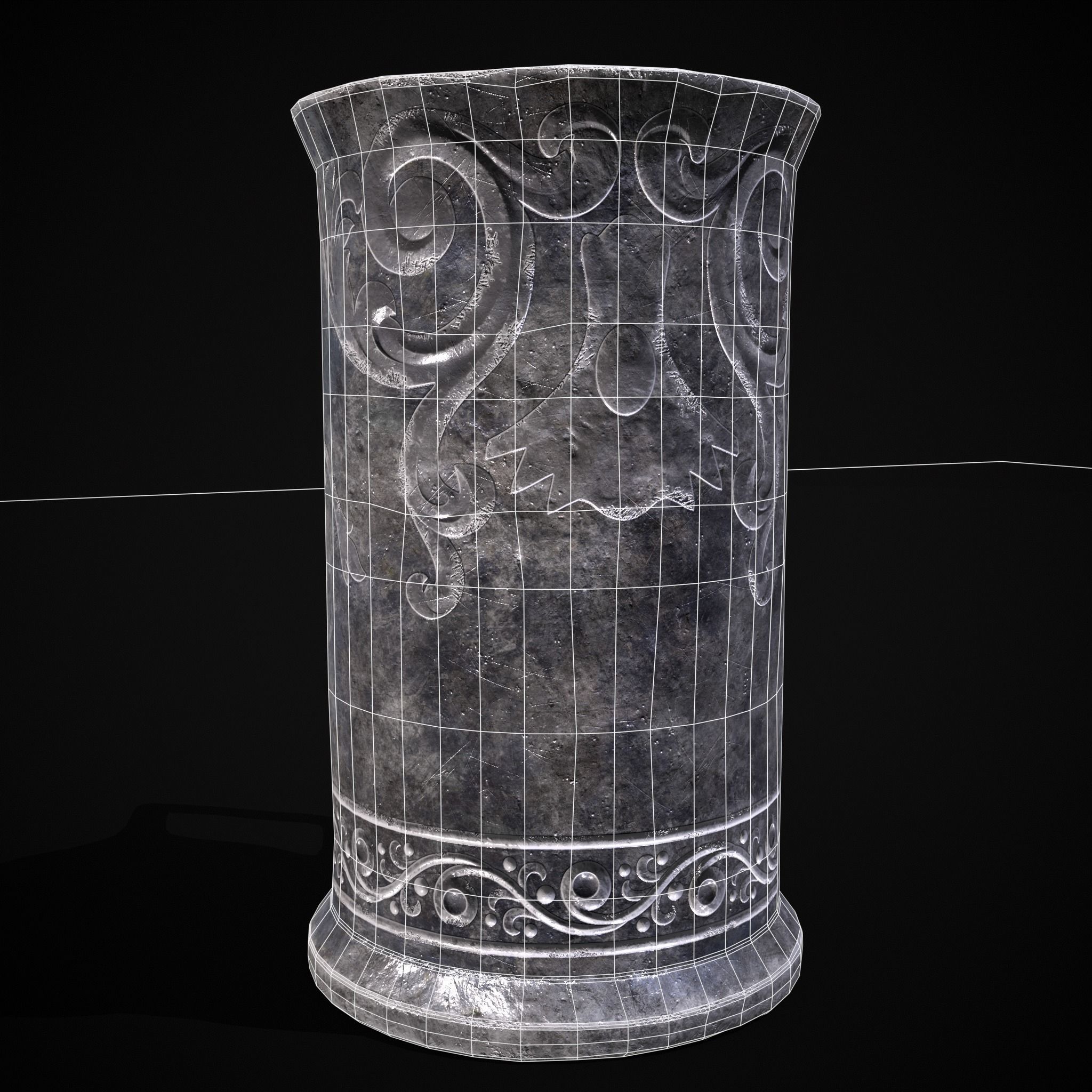 3D model Medieval Style Metal Cup VR / AR / low-poly | CGTrader