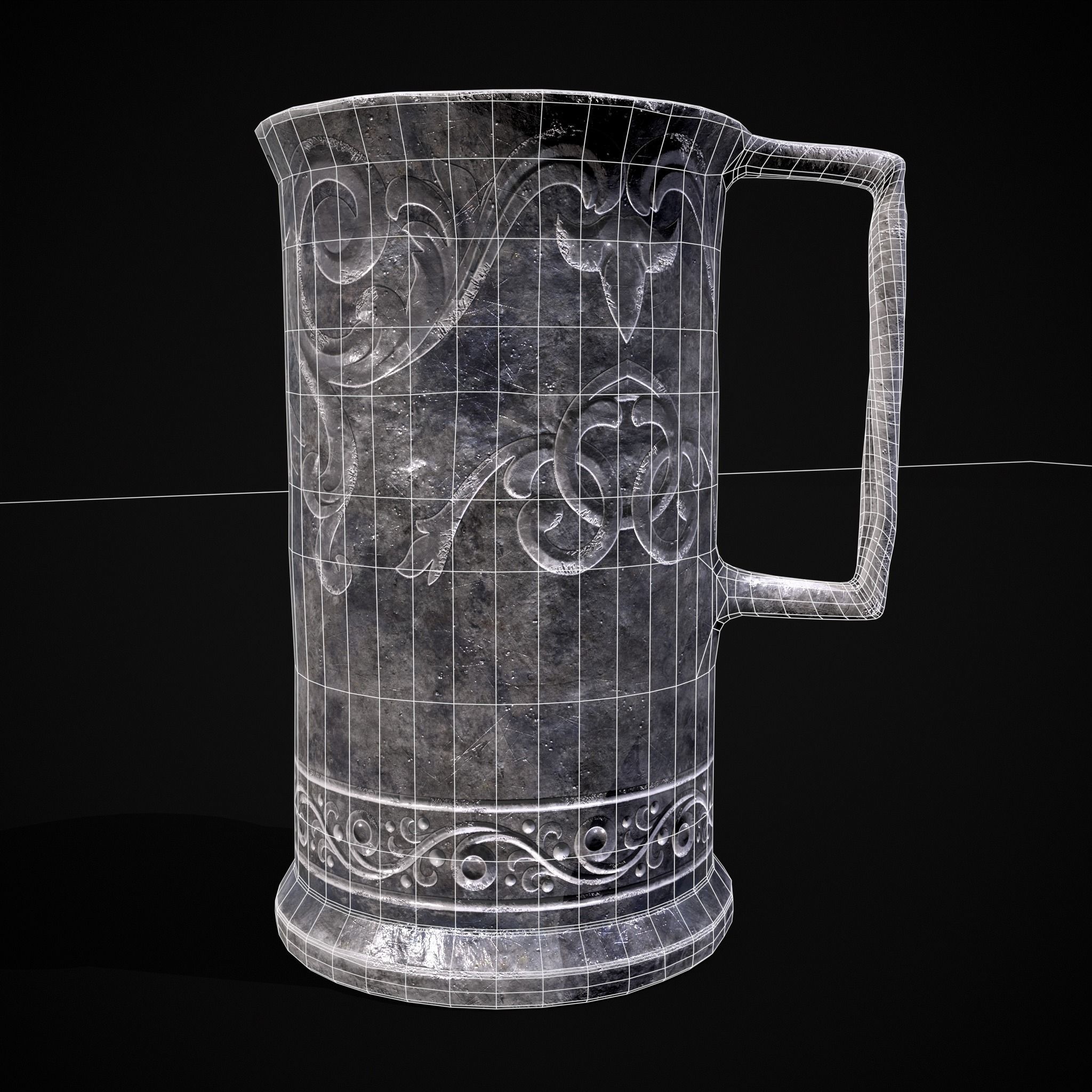 3D model Medieval Style Metal Cup VR / AR / low-poly | CGTrader