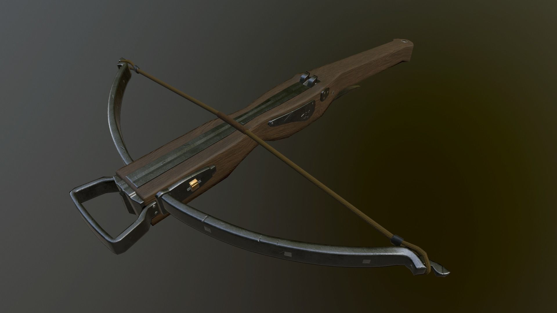 3D model Medieval crossbow VR / AR / low-poly | CGTrader