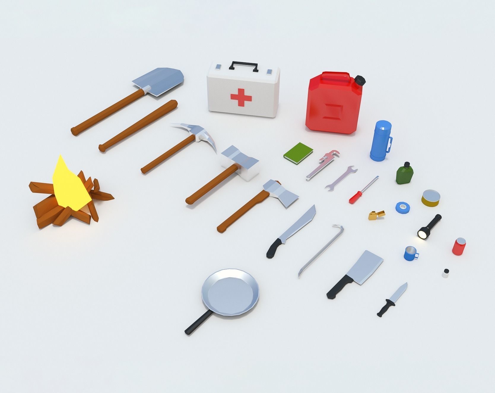 Extreme LowPoly Packs free VR / AR / low-poly 3D model animated rigged ...