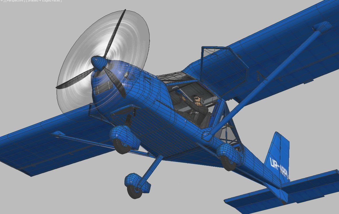 3D model A22LS Aeroprakt VR / AR / low-poly | CGTrader