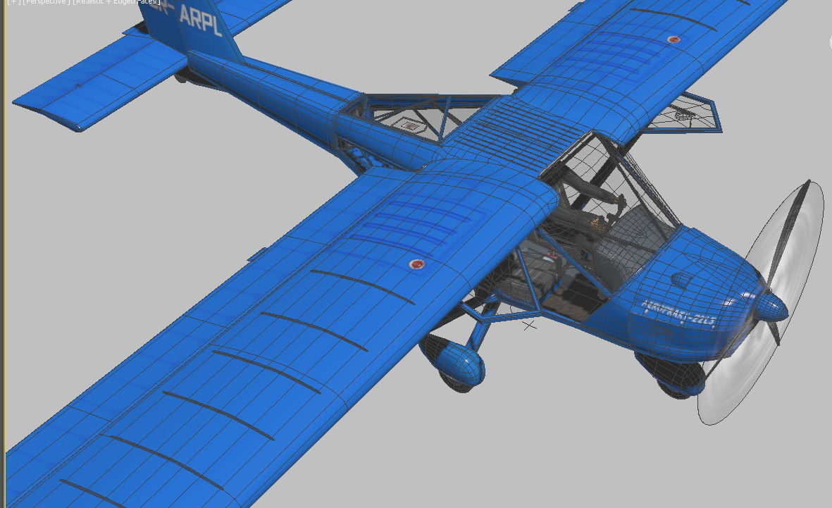 3D model A22LS Aeroprakt VR / AR / low-poly | CGTrader