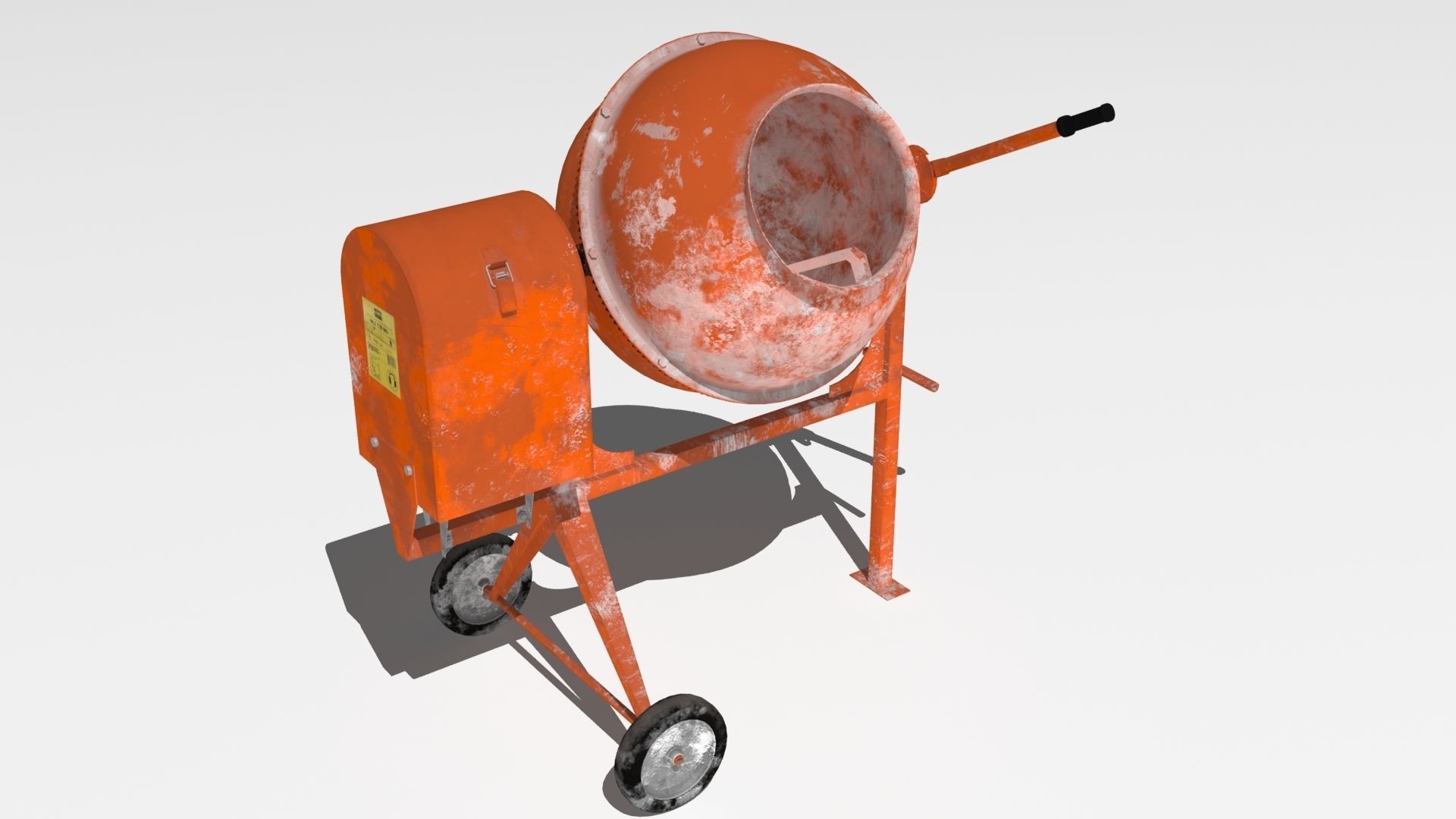 Concrete mixer 3D model animated | CGTrader