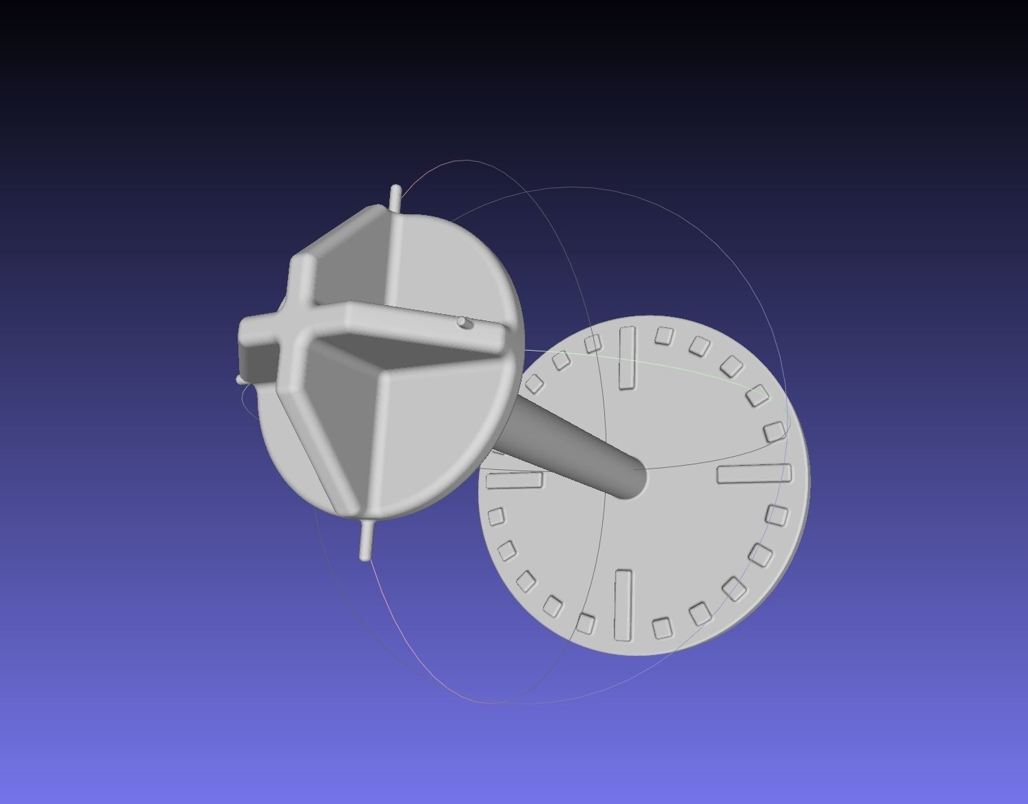 Spacecraft Visual Docking Indicator Target Principle Model 3D model 3D ...