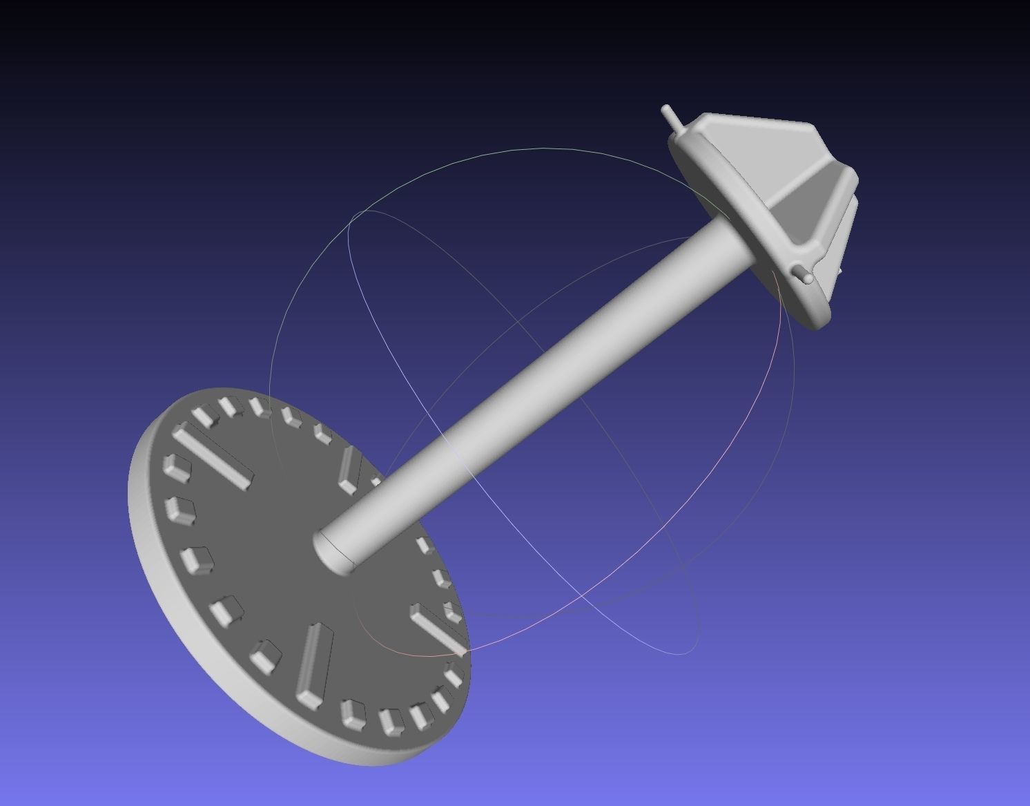 Spacecraft Visual Docking Indicator Target Principle Model 3D model 3D ...