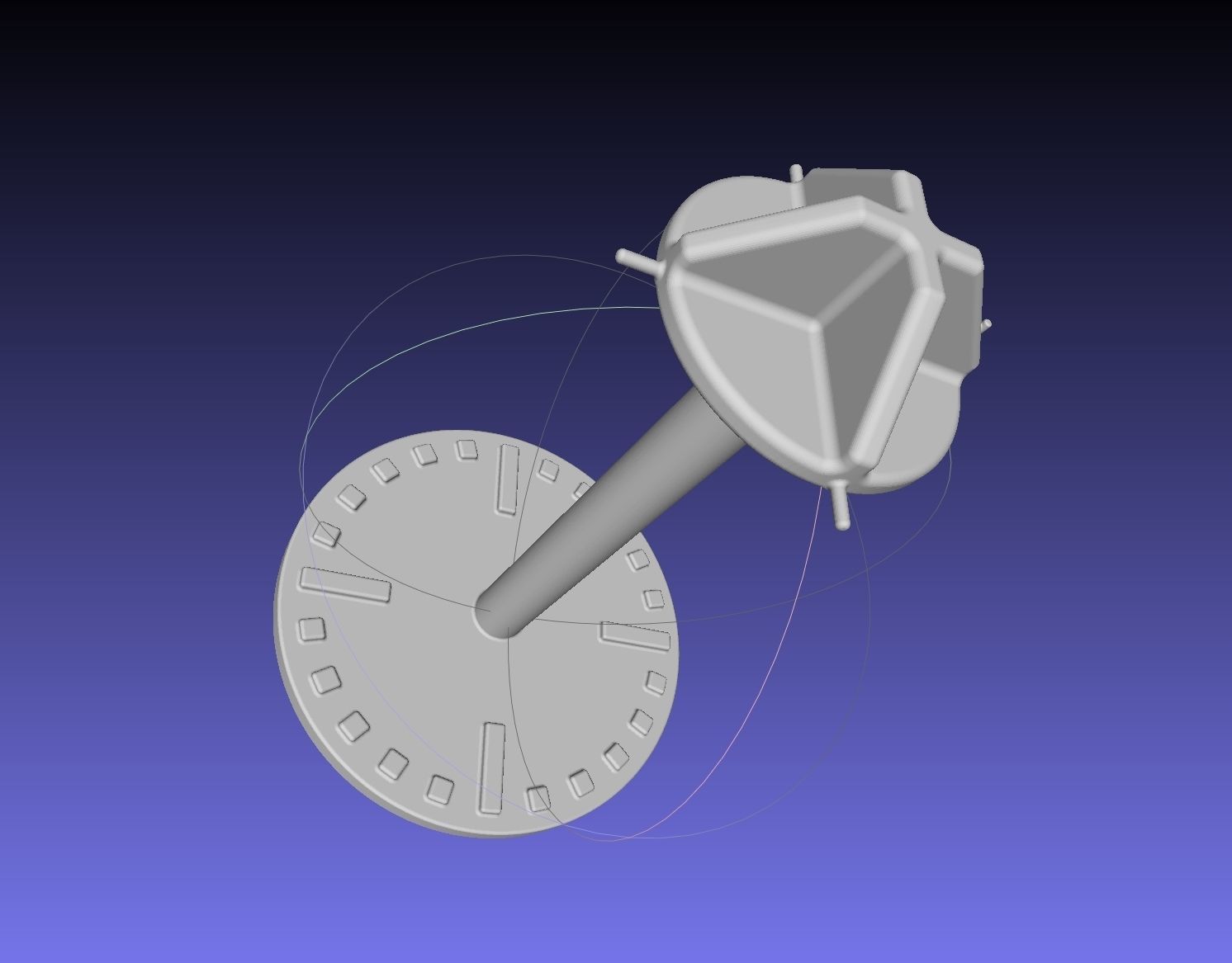 Spacecraft Visual Docking Indicator Target Principle Model 3D model 3D ...
