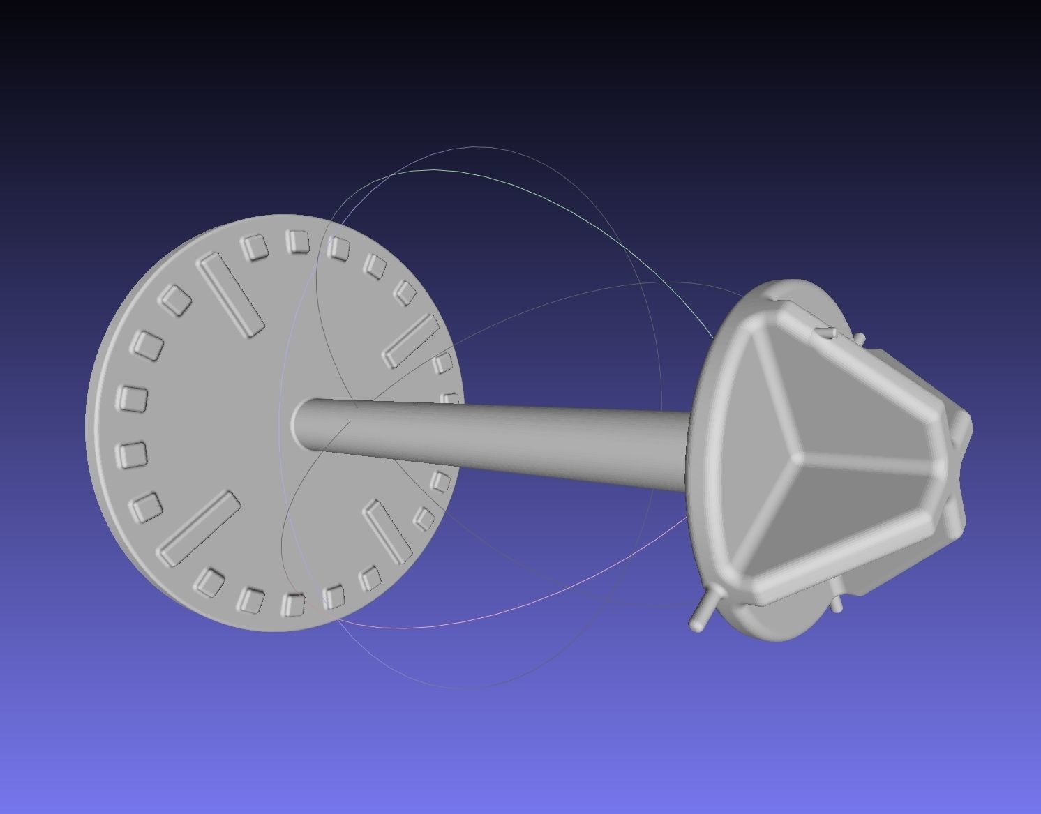 Spacecraft Visual Docking Indicator Target Principle Model 3D model 3D ...