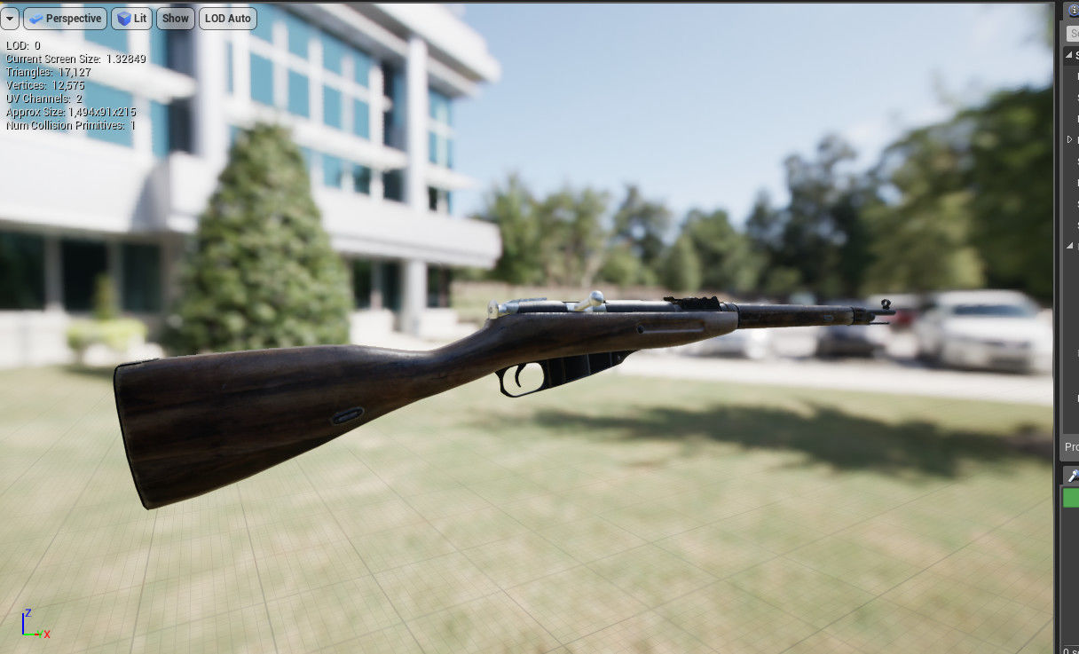 3D model Mosin Nagant VR / AR / low-poly rigged | CGTrader