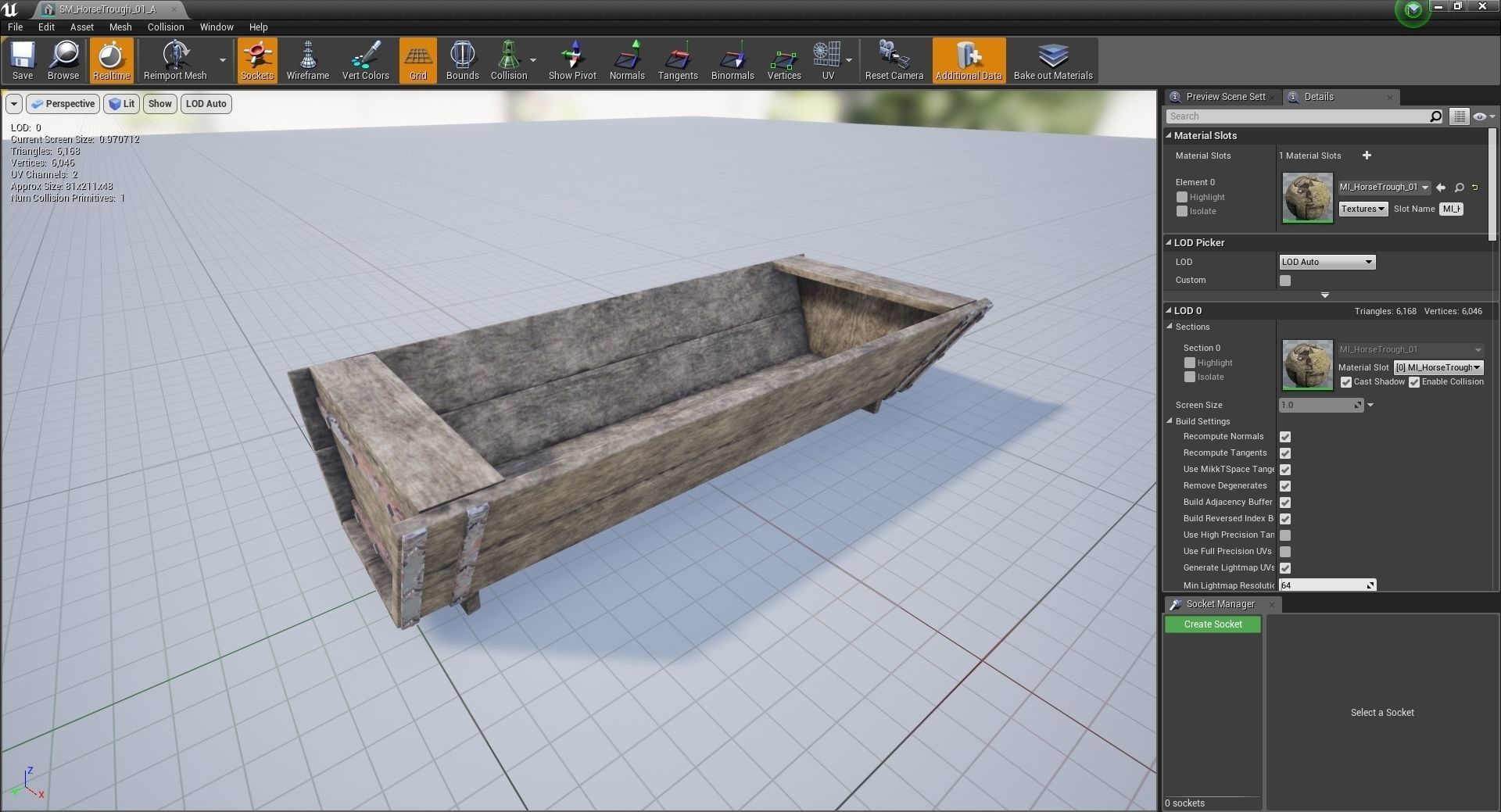 3D model Western - Horse Trough VR / AR / low-poly | CGTrader