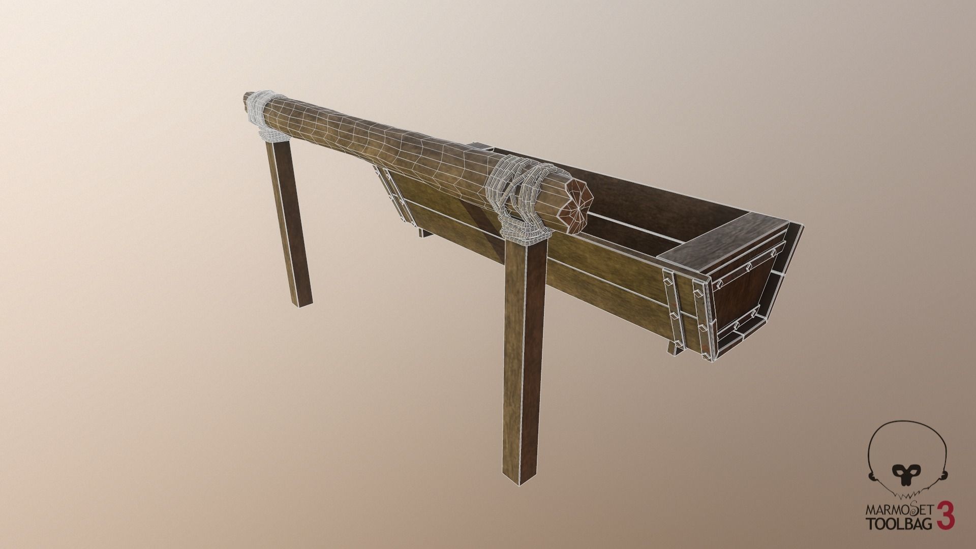 3D model Western - Horse Trough VR / AR / low-poly | CGTrader