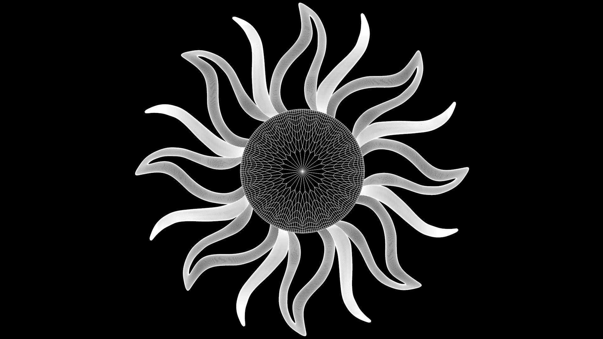 Sun - Wall Decoration 3D model | CGTrader