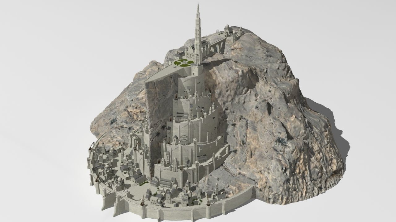 Minas Tirith 3D model | CGTrader