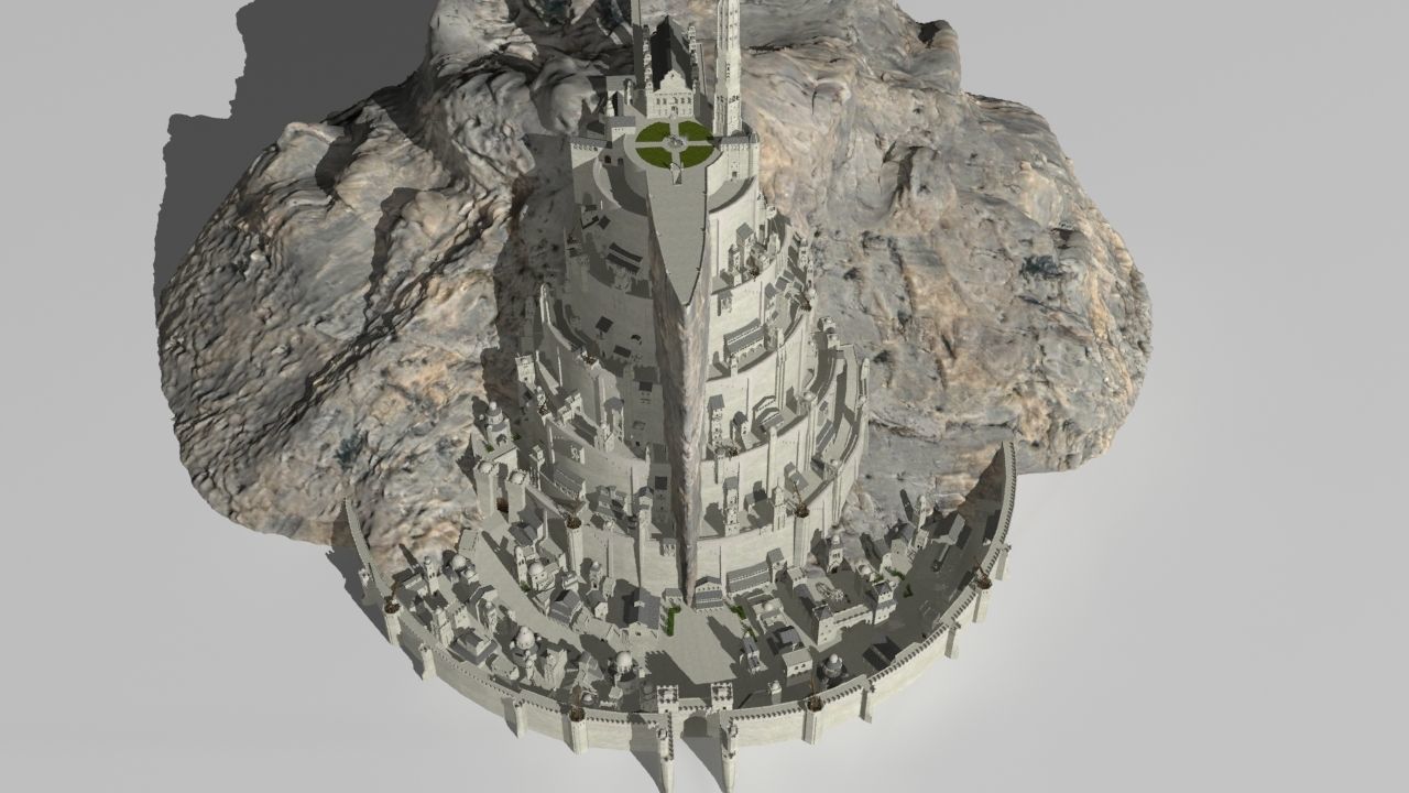 Minas Tirith 3D model | CGTrader