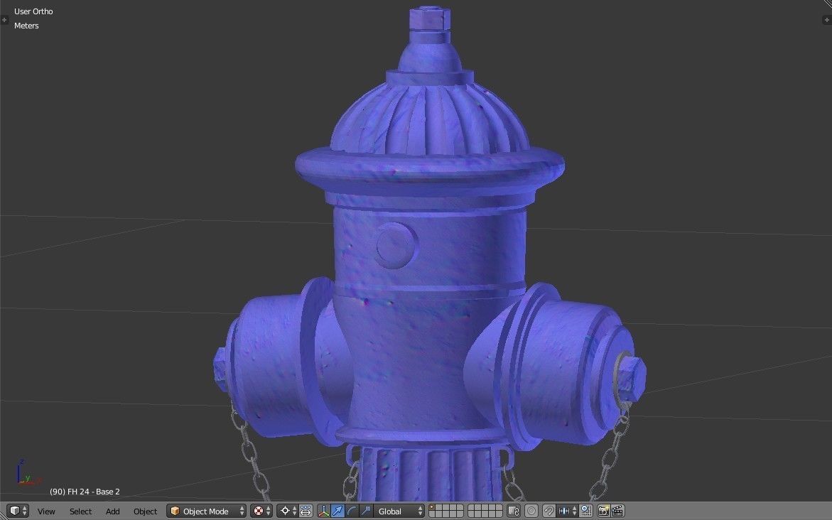 Fire Hydrant 24 - Old Vintage style 3D model | CGTrader