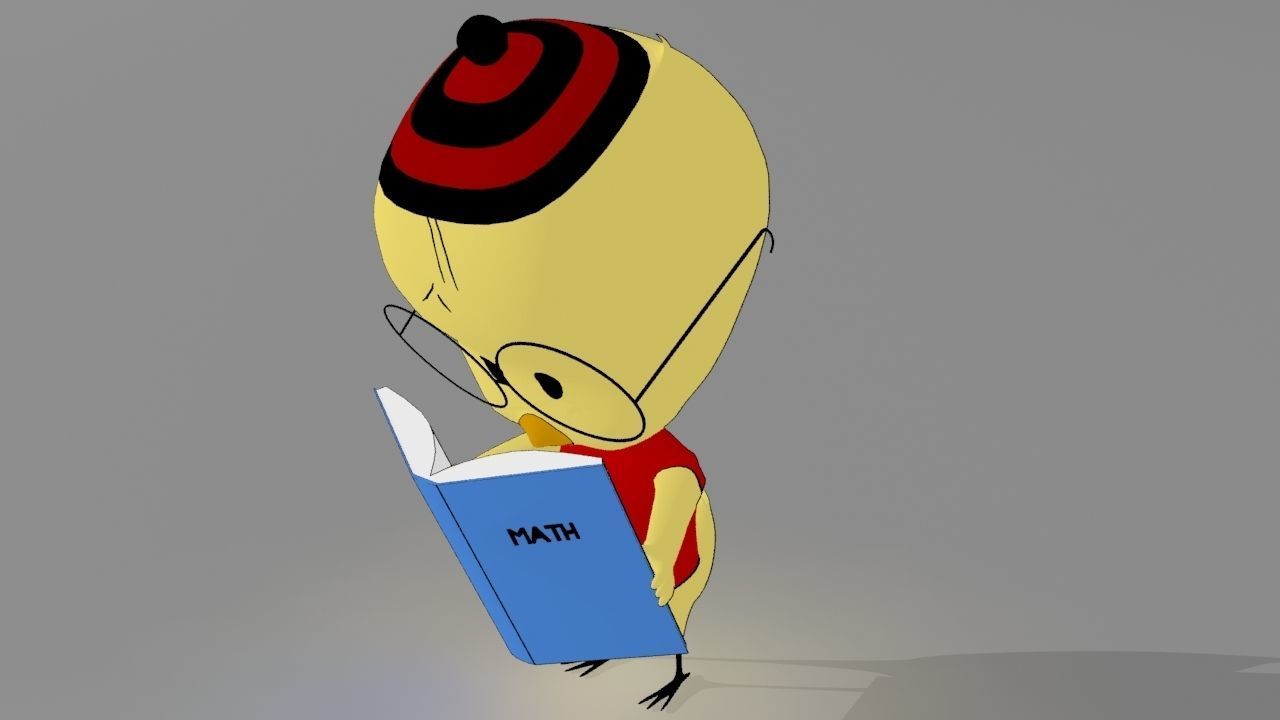 Eggbert Egghead Junior 3D model rigged | CGTrader