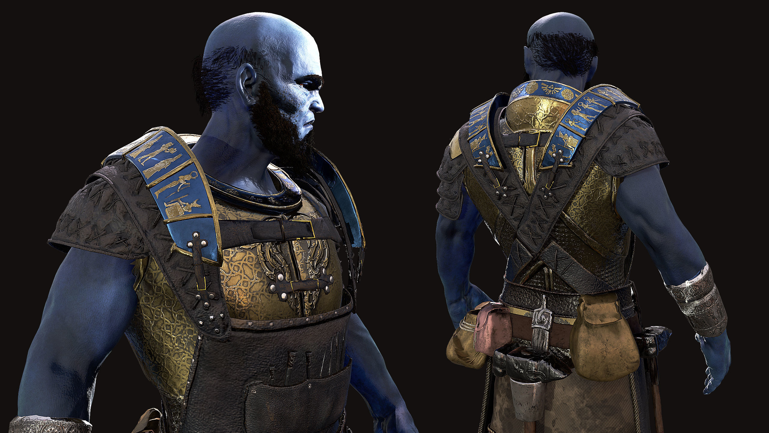 3D model BROK - GOD OF WAR VR / AR / low-poly | CGTrader