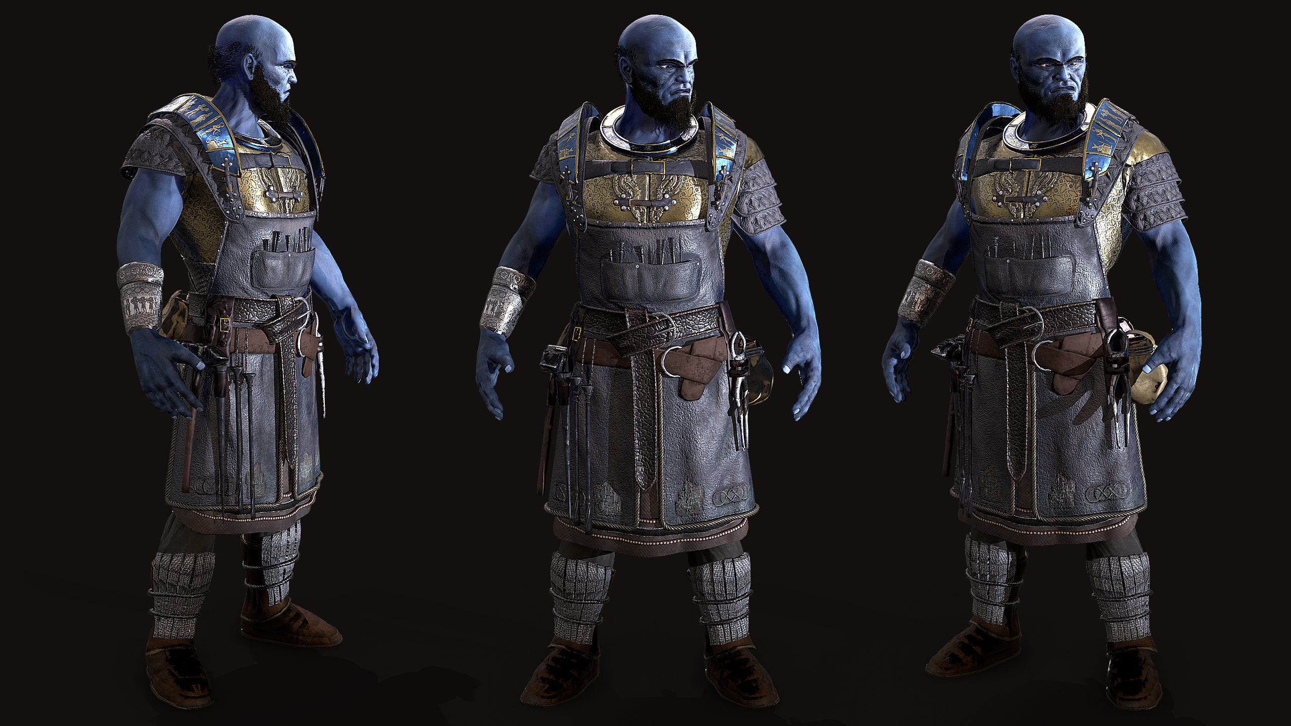 3D model BROK - GOD OF WAR VR / AR / low-poly | CGTrader