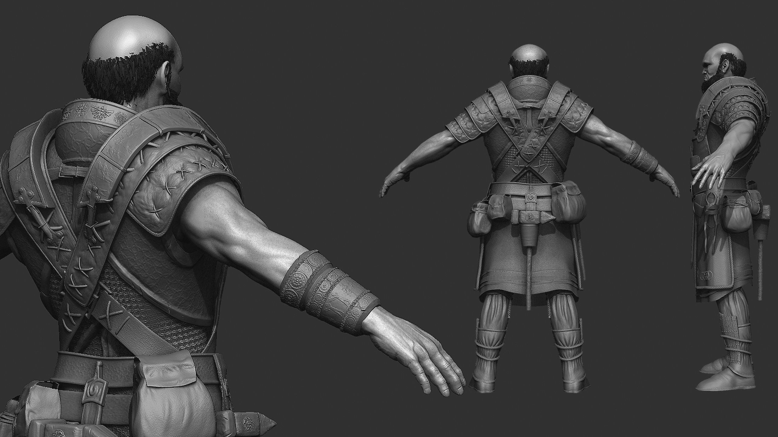 3D model BROK - GOD OF WAR VR / AR / low-poly | CGTrader