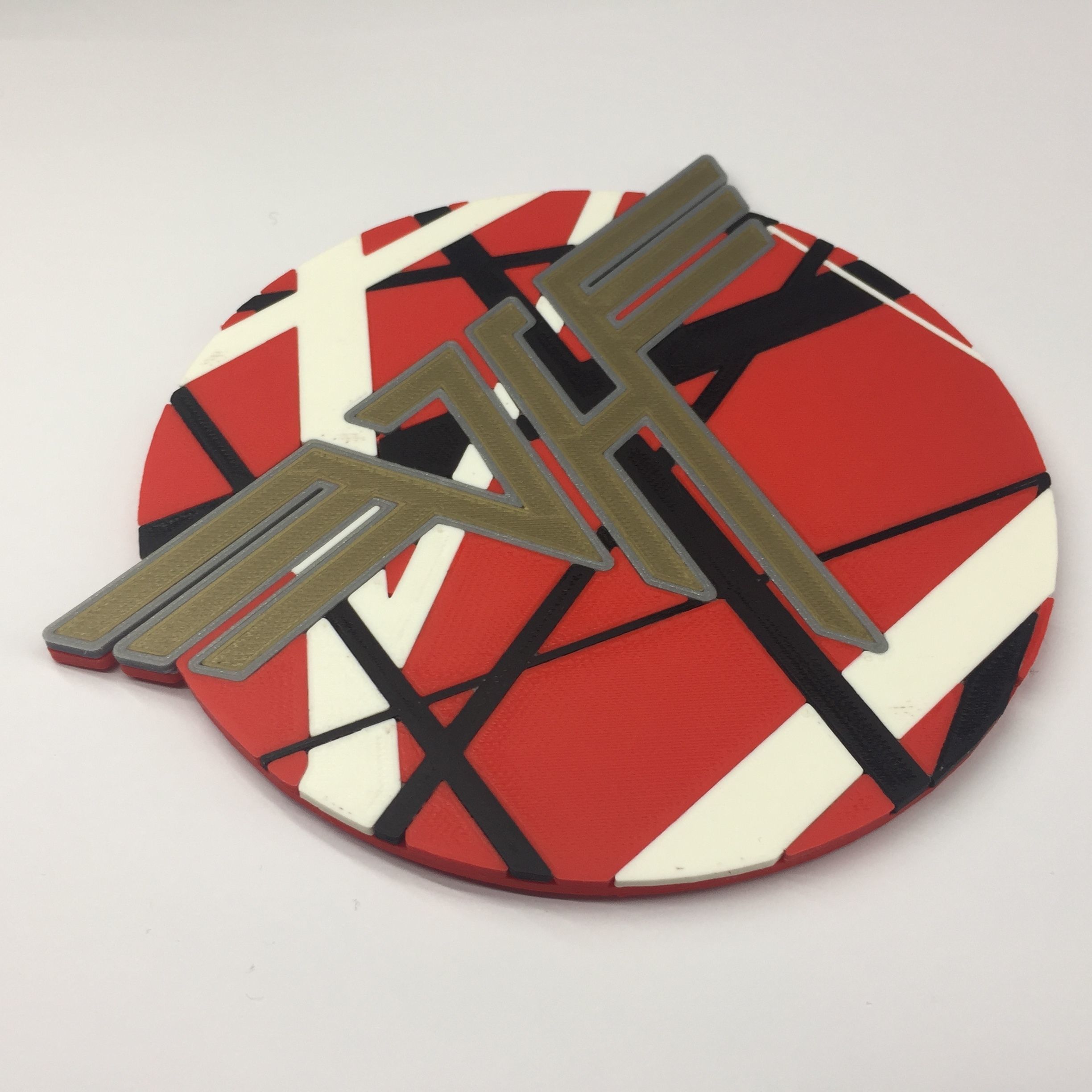 Van Halen Logo Coaster 3D model 3D printable | CGTrader