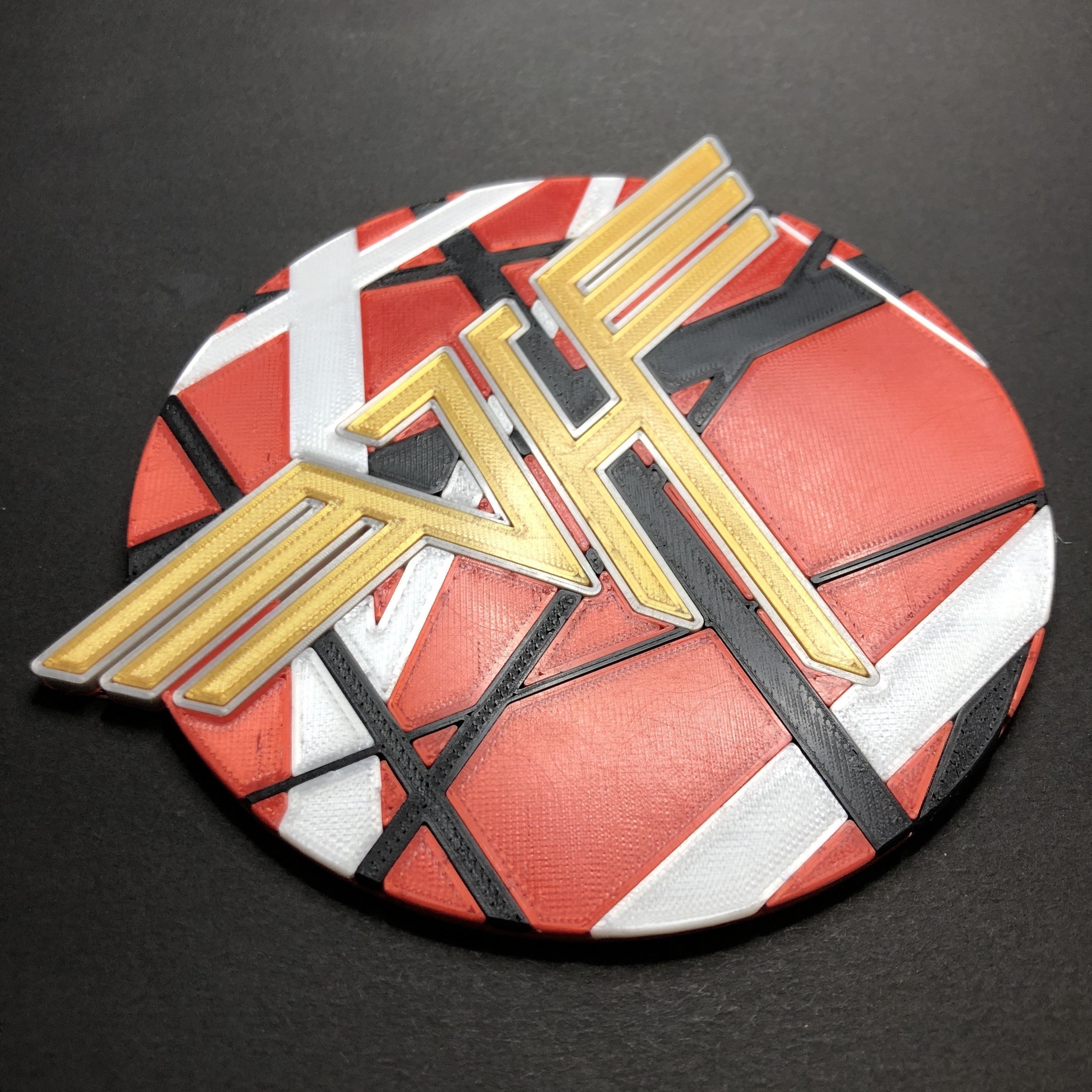 Van Halen Logo Coaster 3D model 3D printable | CGTrader