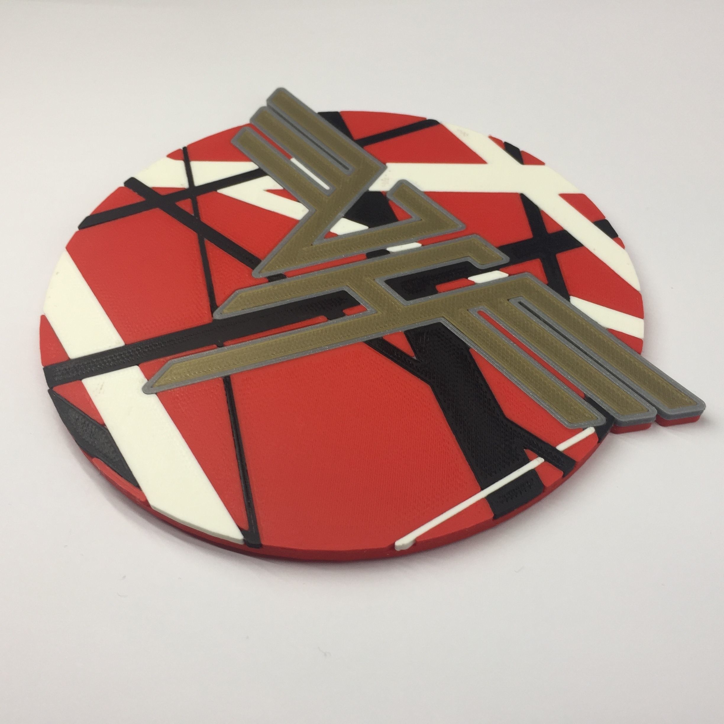 Van Halen Logo Coaster 3D model 3D printable | CGTrader