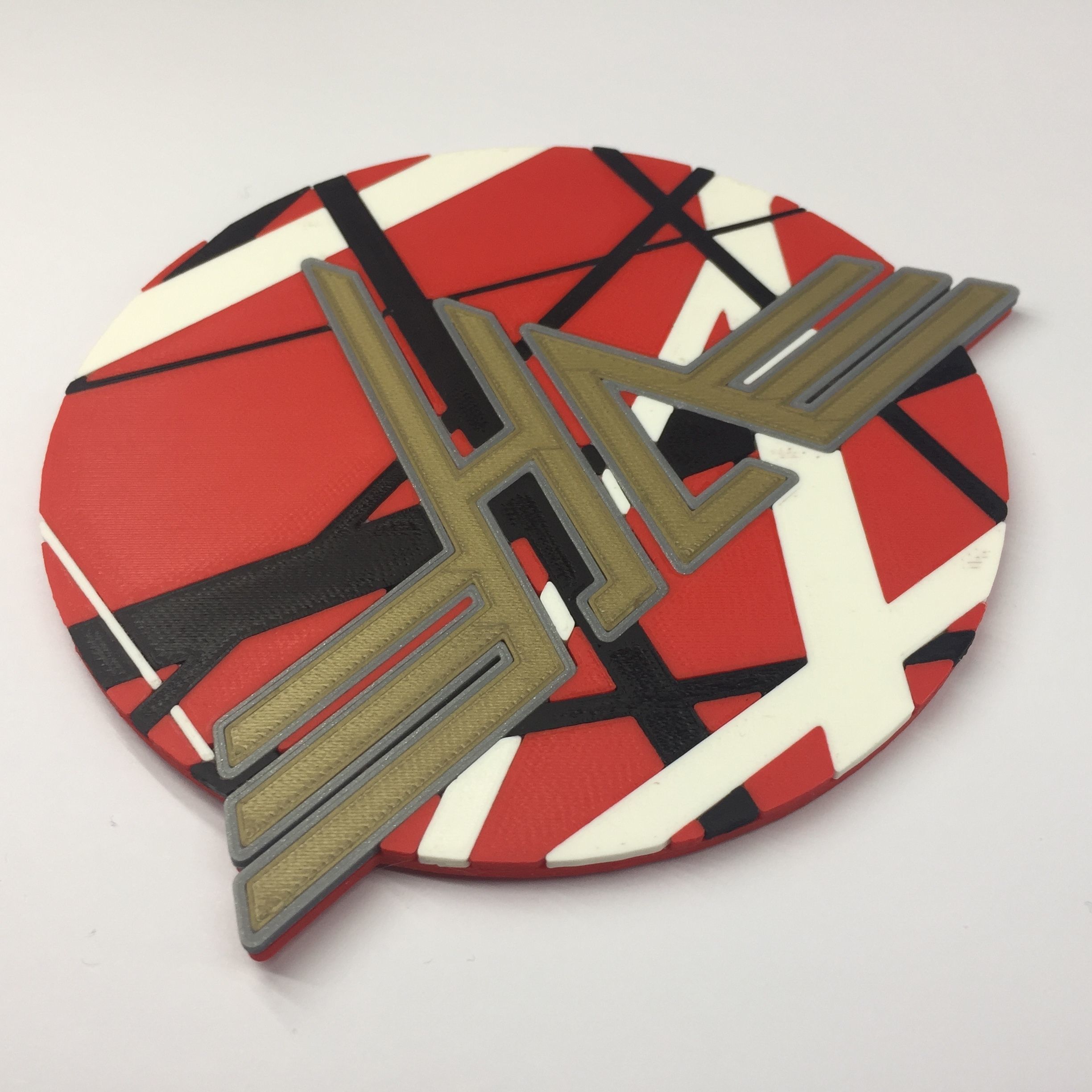 Van Halen Logo Coaster 3D model 3D printable | CGTrader