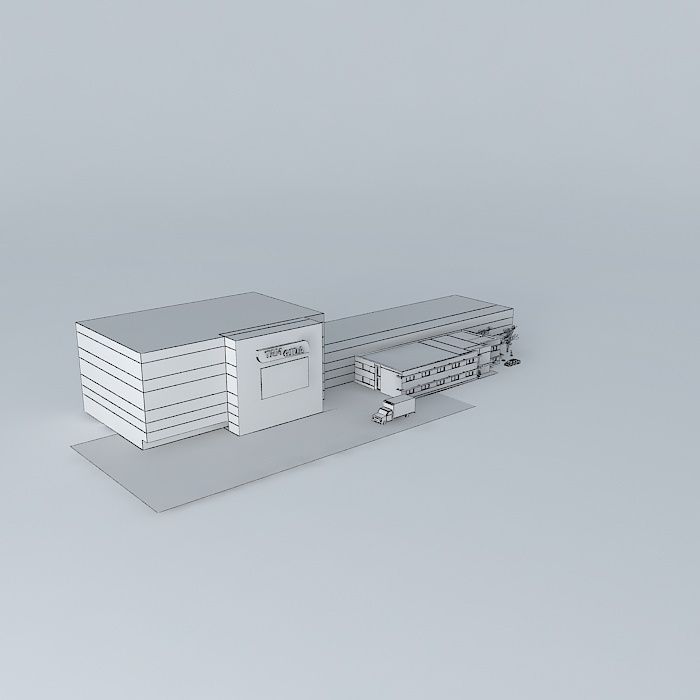FOOD FACTORY free 3D model | CGTrader
