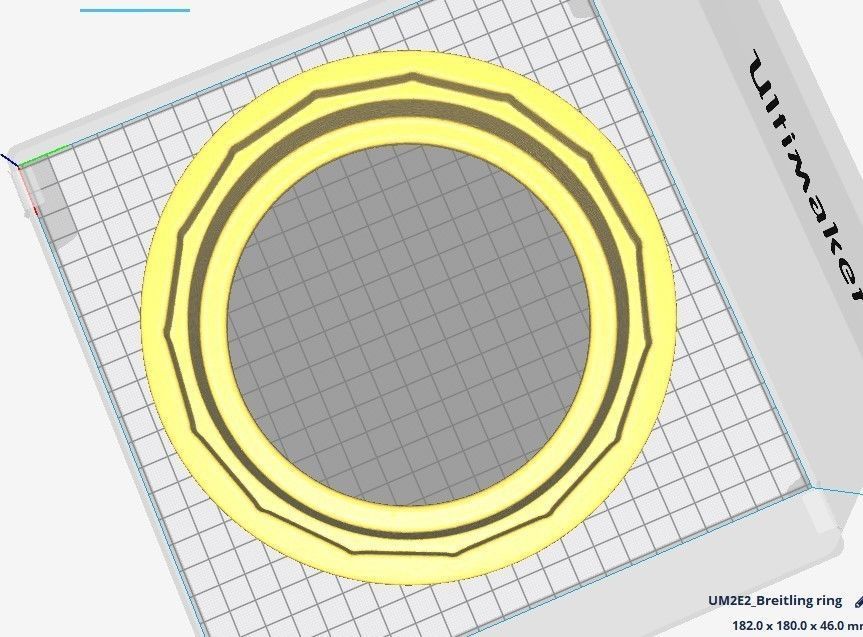 Breitling back case opener for 15 Angles - sides back plate 3D model 3D ...