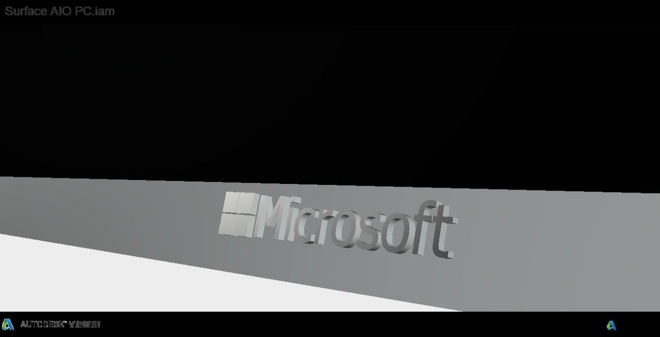 AIO WINDOWS PC Surface 3D model 3D printable | CGTrader