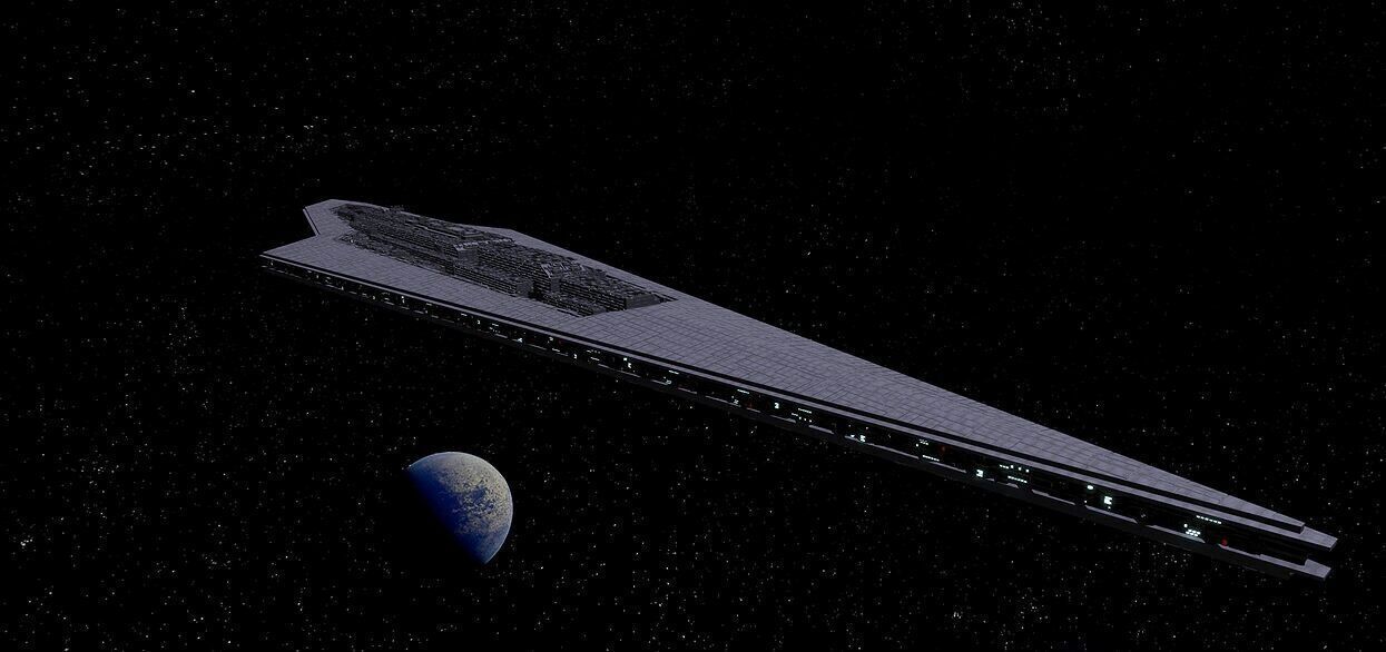 3D model STAR WARS - EXECUTOR CLASS STAR DESTROYER VR / AR / low-poly ...