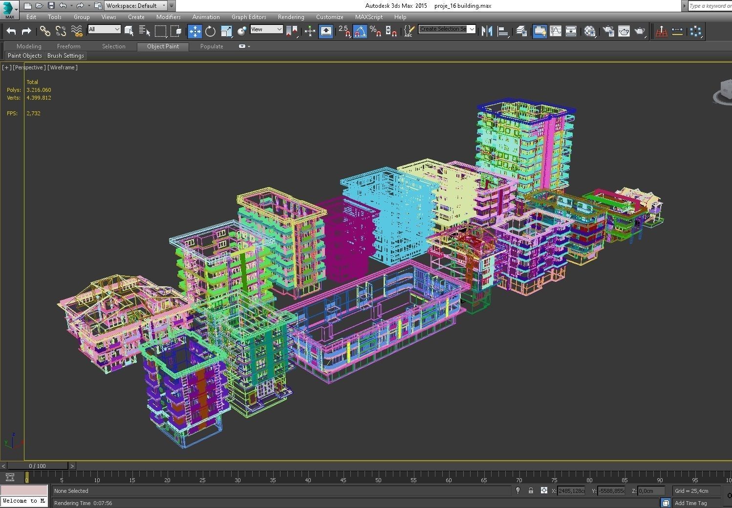 16 Building Model 3ds max 3D model 3D model | CGTrader