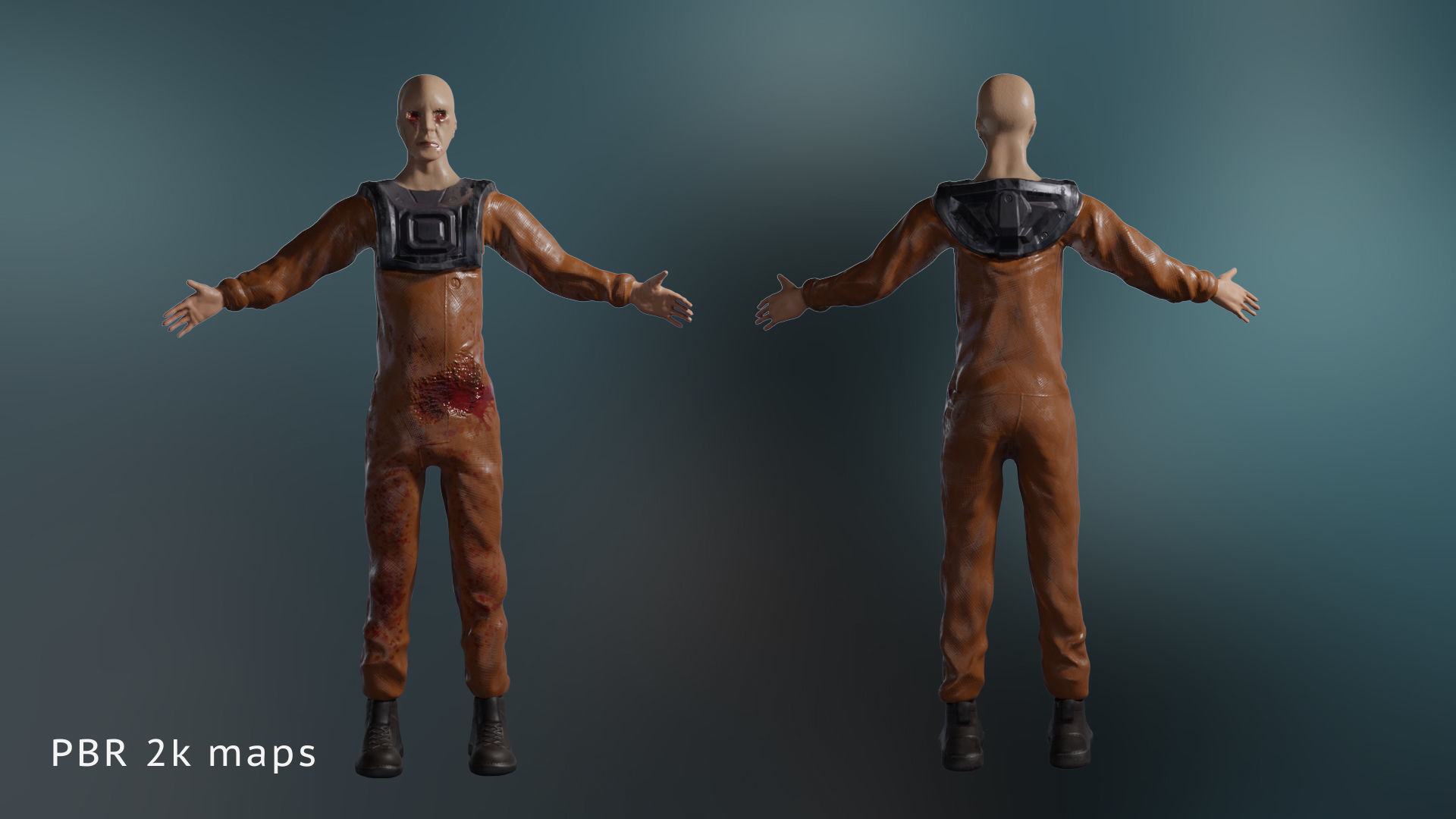 dead engineer free VR / AR / low-poly 3D model rigged | CGTrader