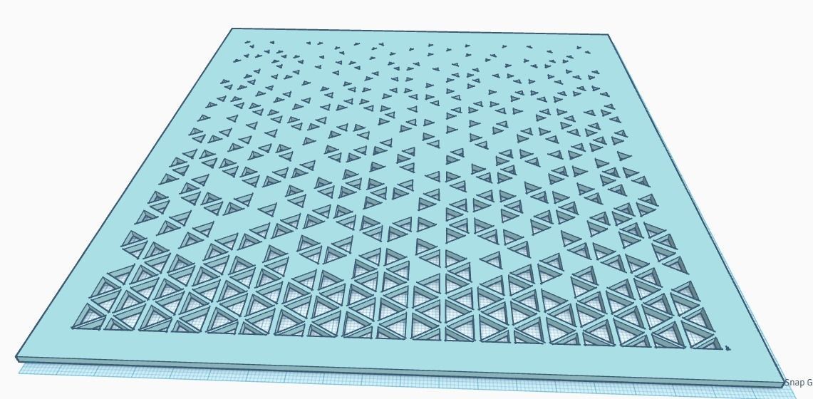 Geometric Triangle Stencil 3D model | CGTrader