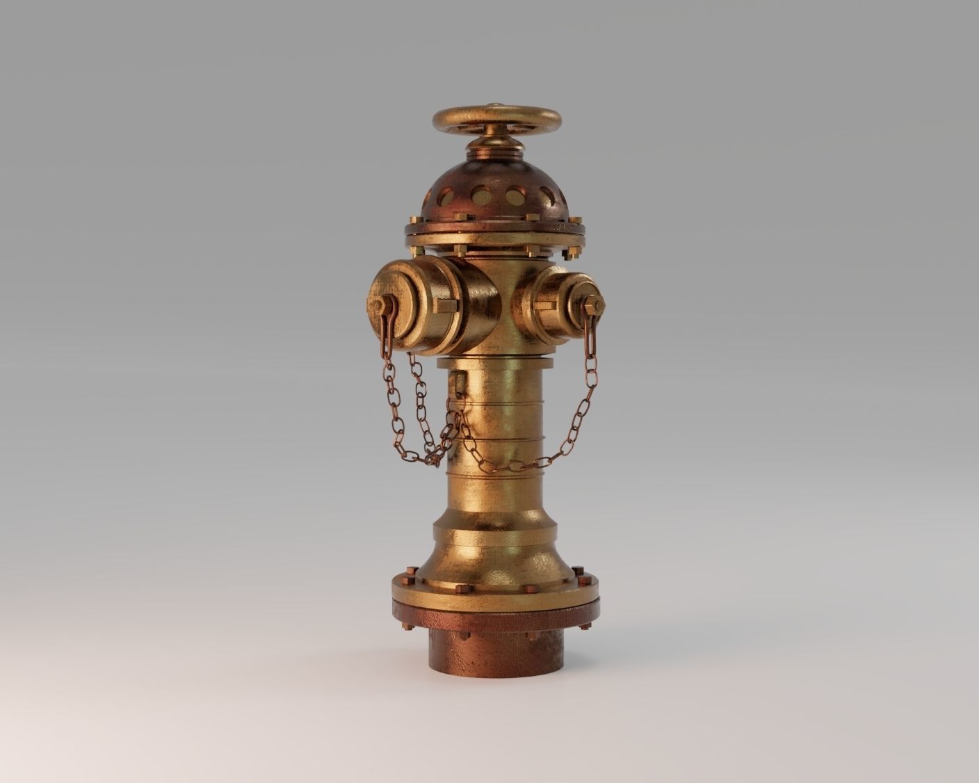 Fire Hydrant 25 - Steampunk Fireplug Vintage Design 3D model | CGTrader