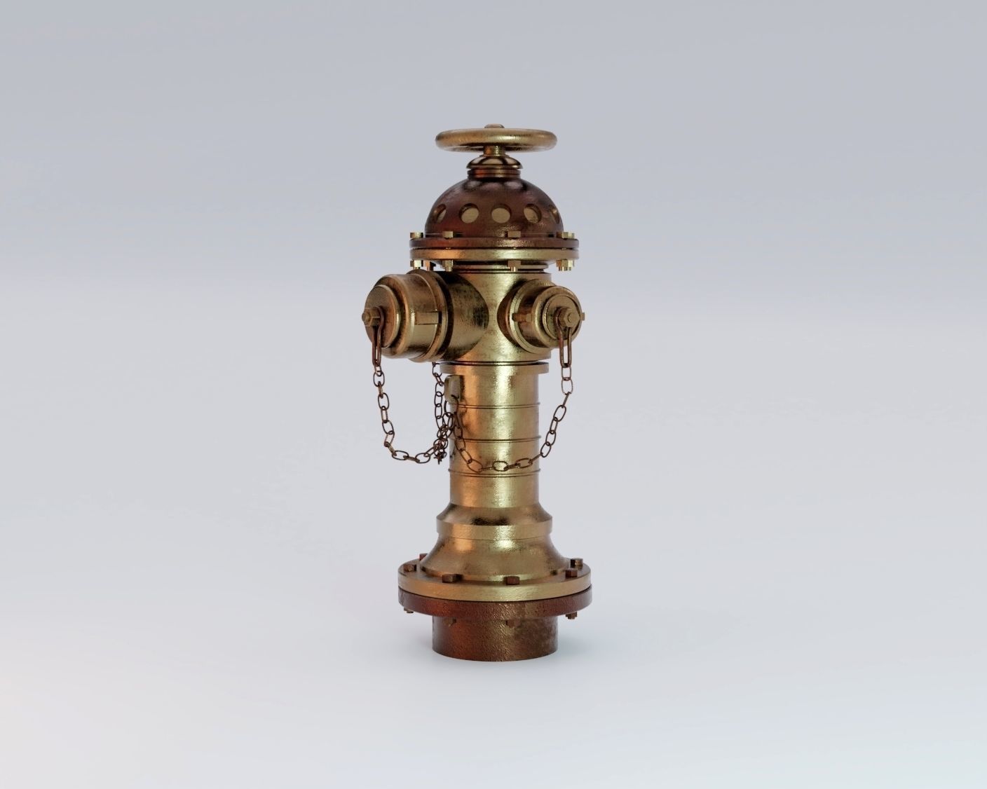 Fire Hydrant 25 - Steampunk Fireplug Vintage Design 3D model | CGTrader